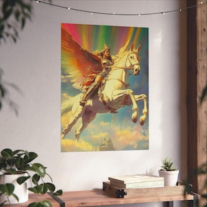 Flight of the Valkyrie - Matte Vertical Poster - Etsy
