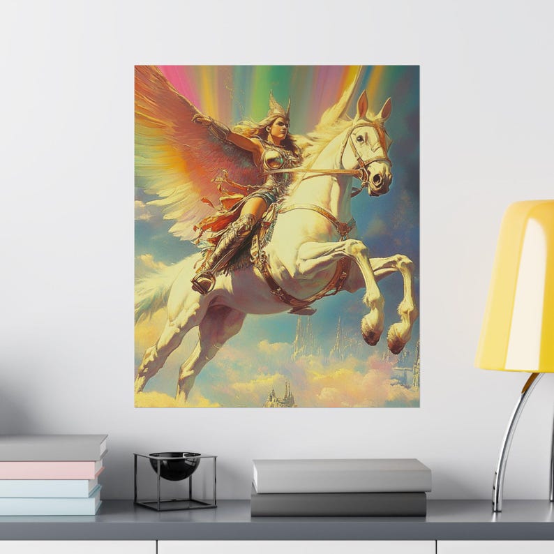 Flight of the Valkyrie - Matte Vertical Poster - Etsy