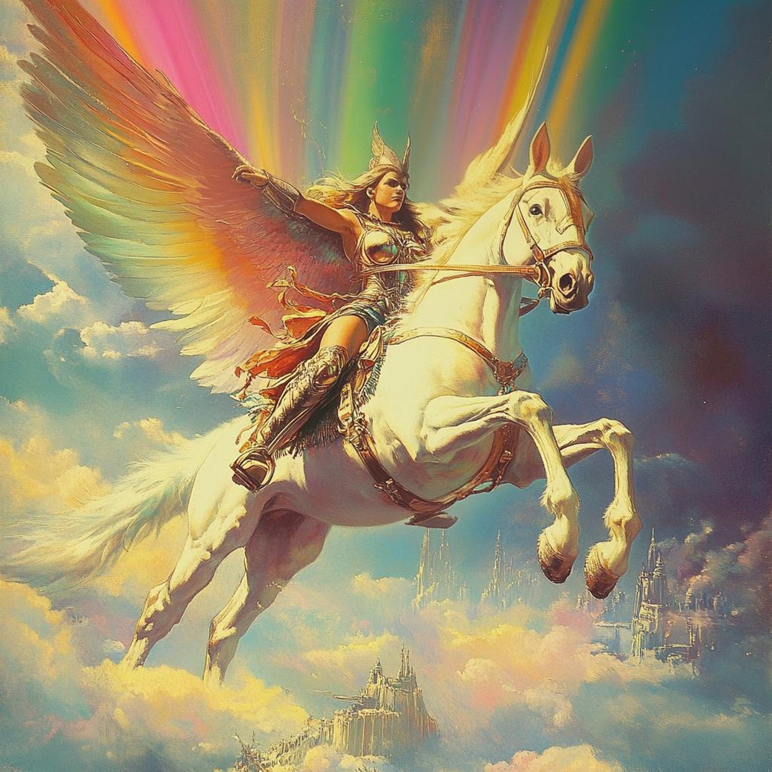 Flight of the Valkyrie - Matte Vertical Poster - Etsy