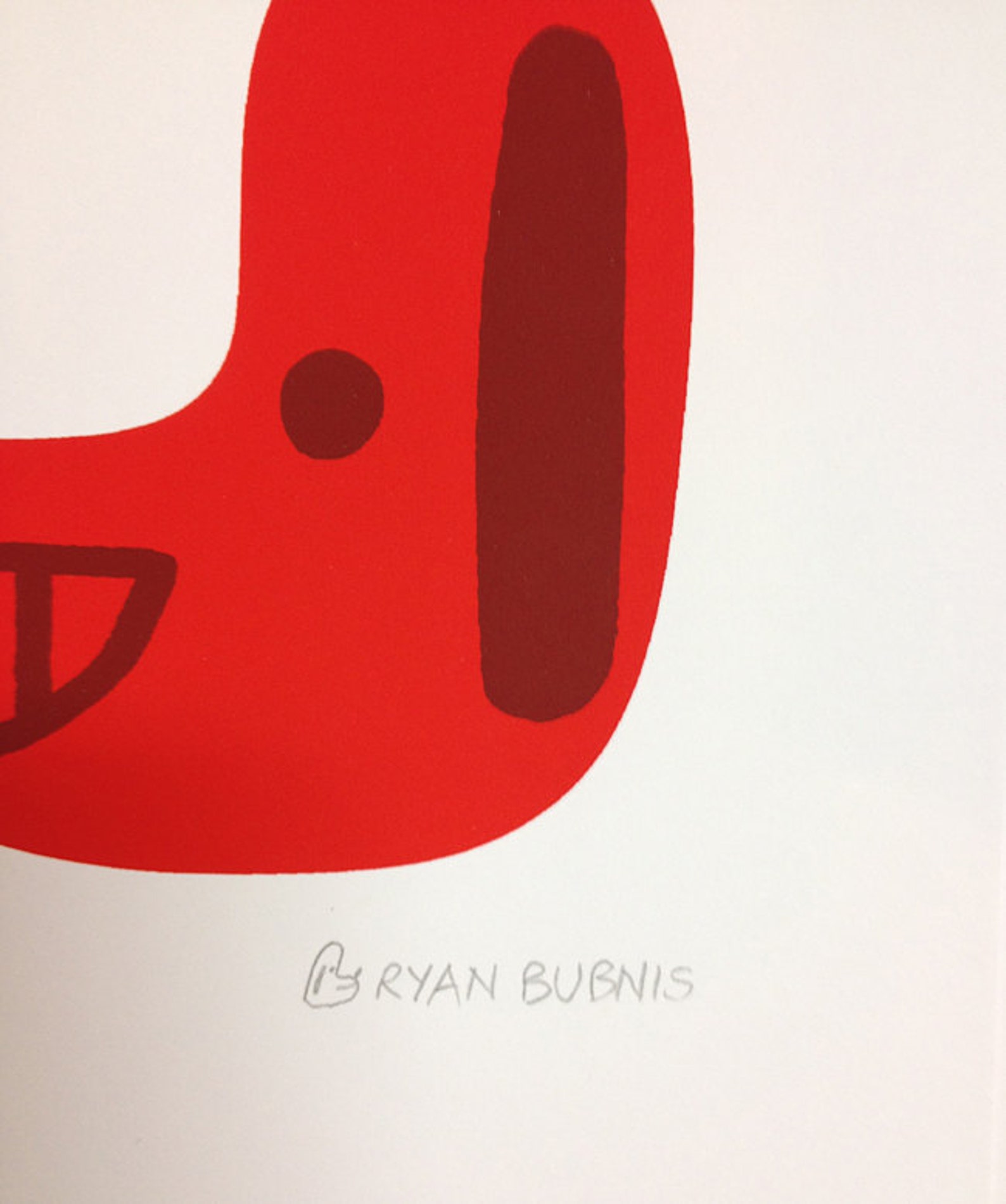 Red Dogs Screen Print, Red, Blue, Poster - Etsy