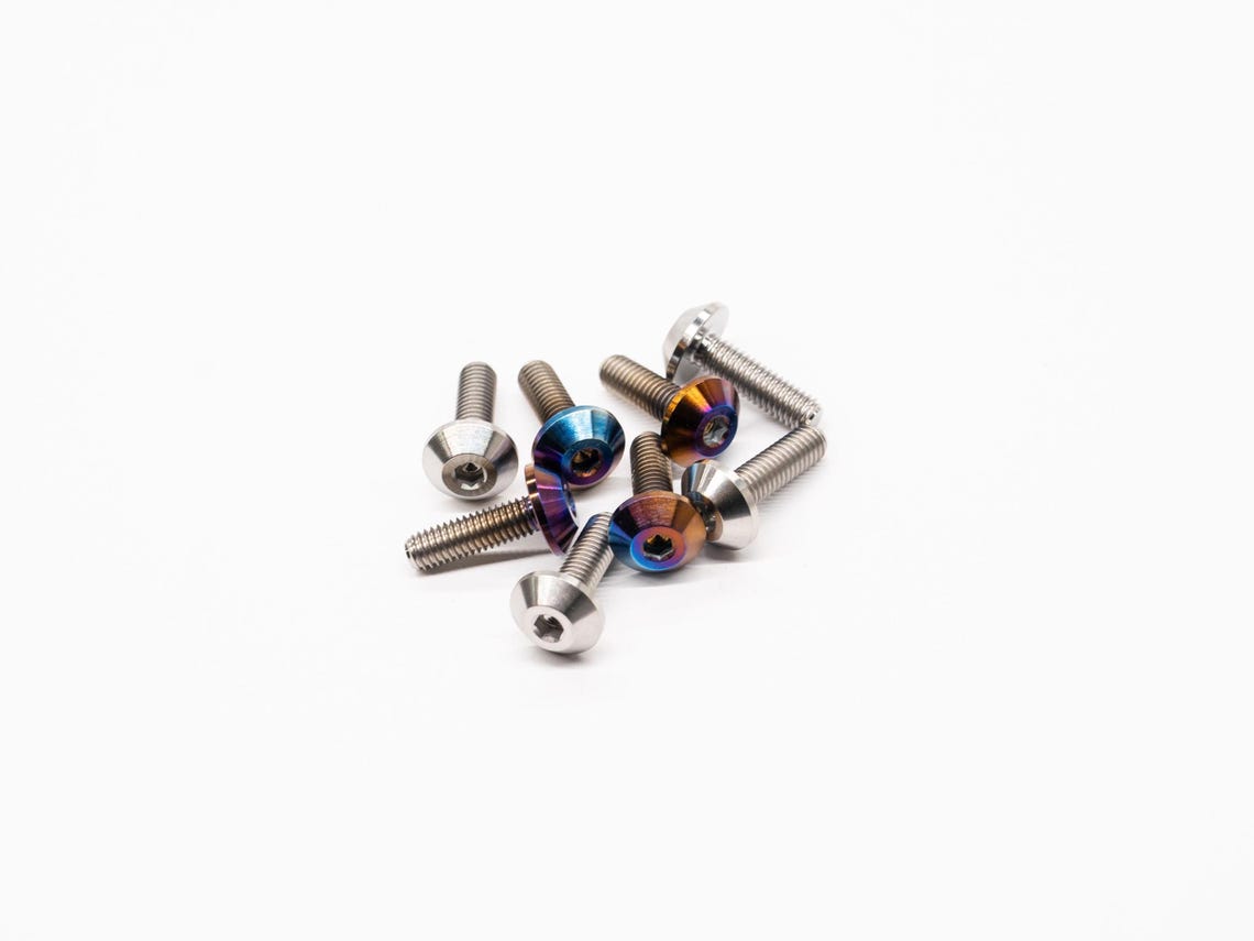 Titanium License Plate Bolts - Etsy