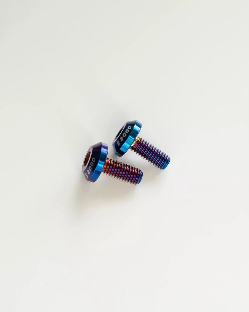 S2000 Titanium License Plate Bolts - Etsy
