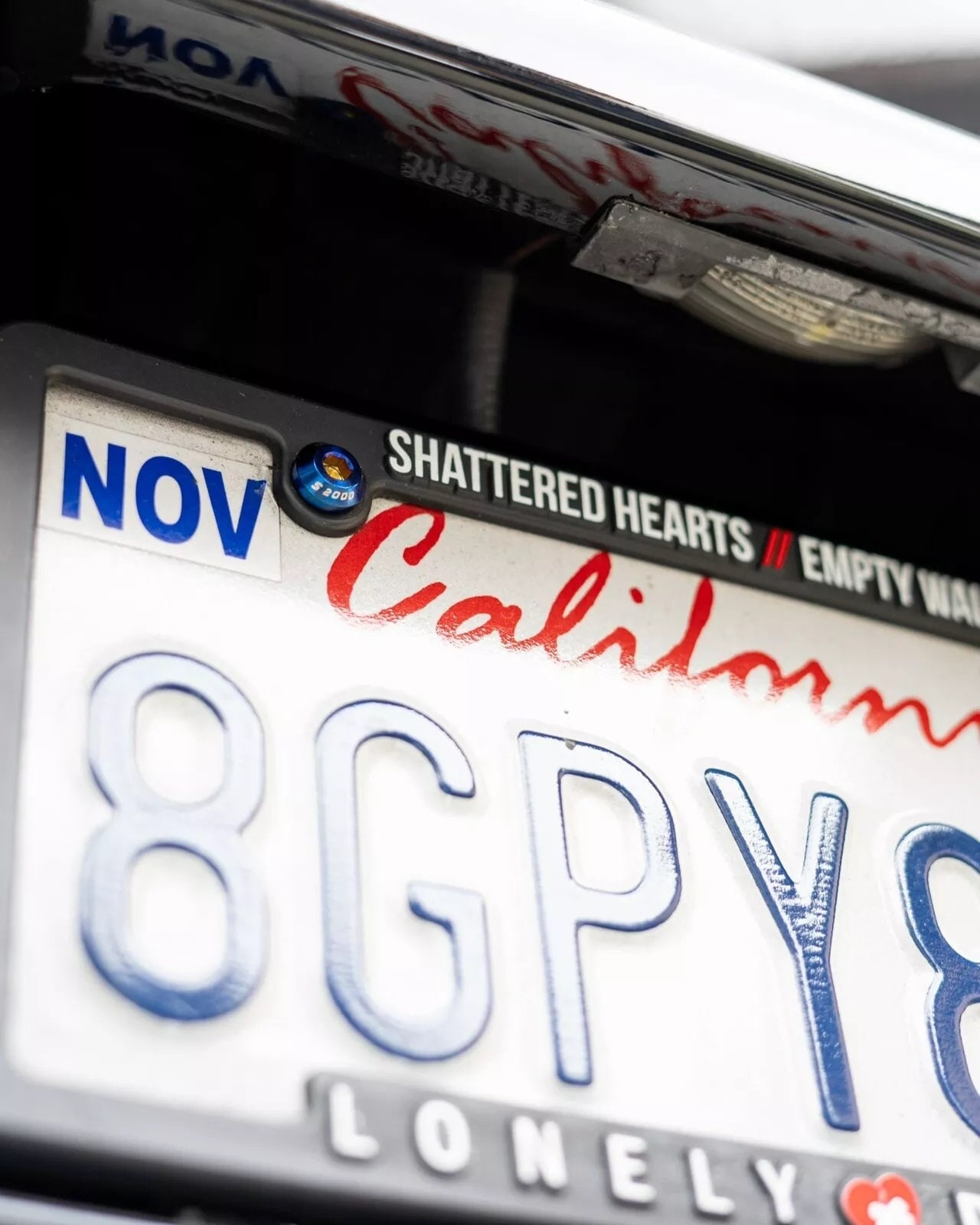 S2000 Titanium License Plate Bolts V2 - Etsy