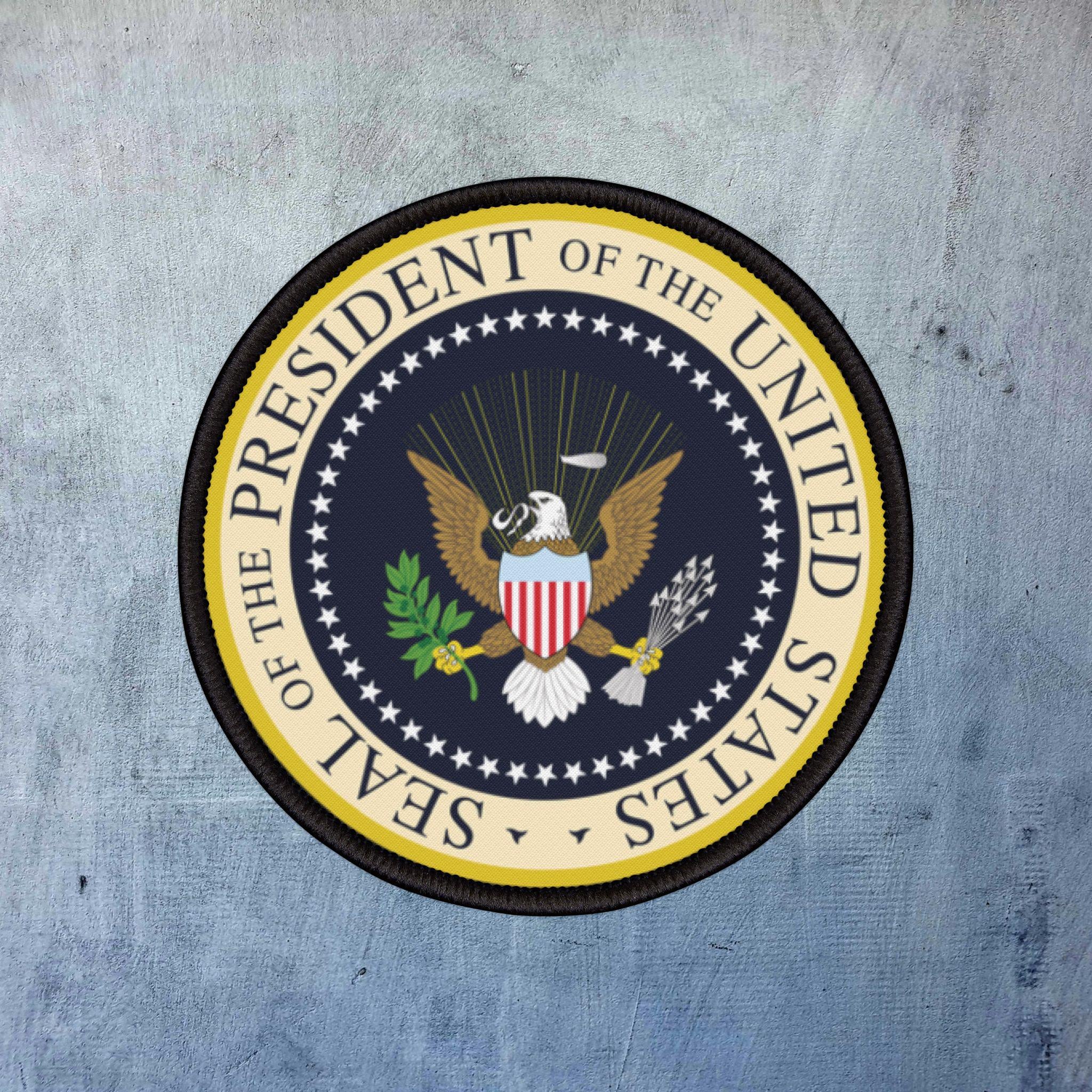 Seal of the President of United States Iron-on Patch, Patriotic Emblem ...