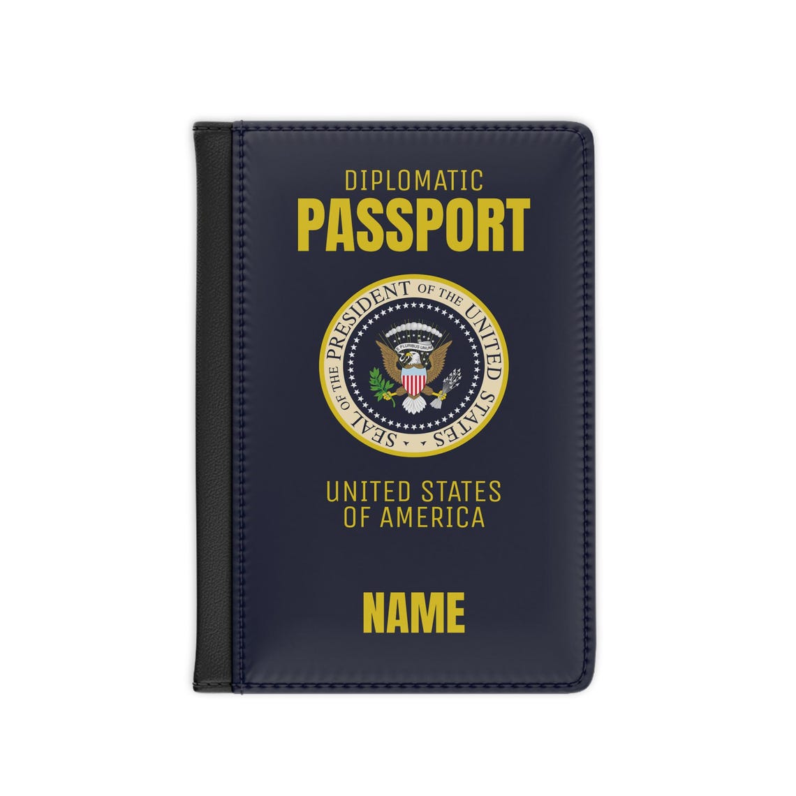Custom US Diplomatic Passport Cover, Personalized Passport Holder, USA ...