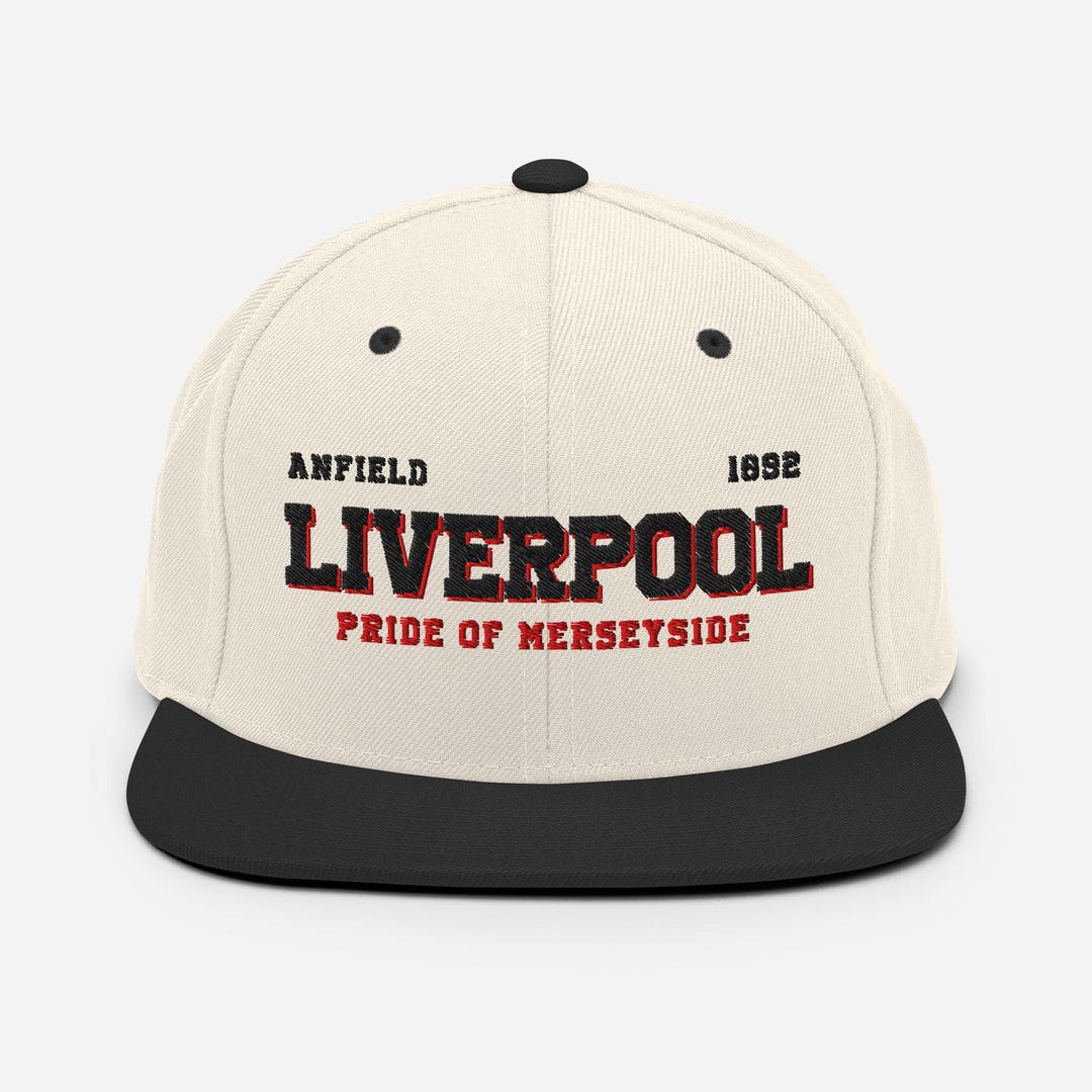 Vintage Style Liverpool Snapback Hat - Retro Unisex Adjustable Cap With ...