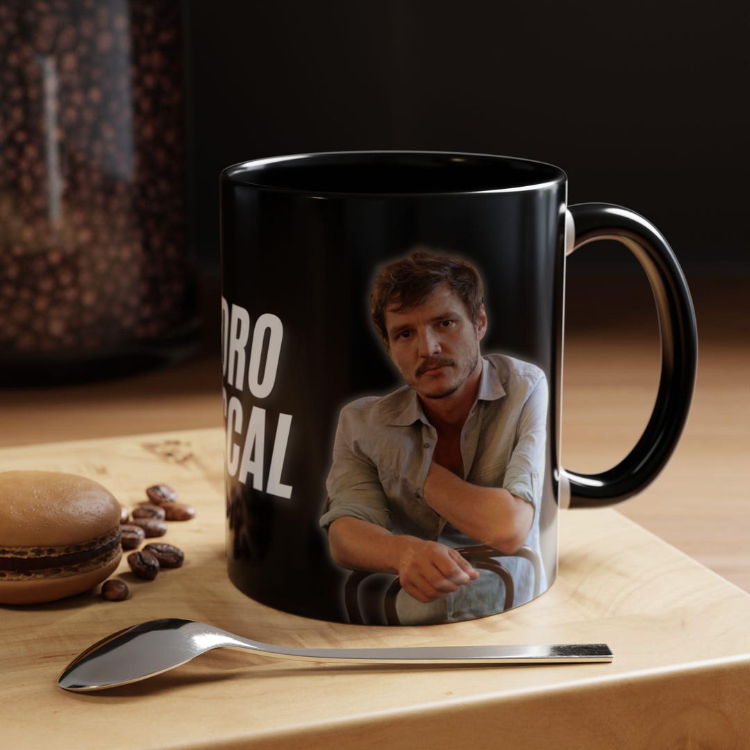 Pedro Pascal Coffee Mug - Unique Ceramic Cup for Fans, 11oz Tea Mug ...