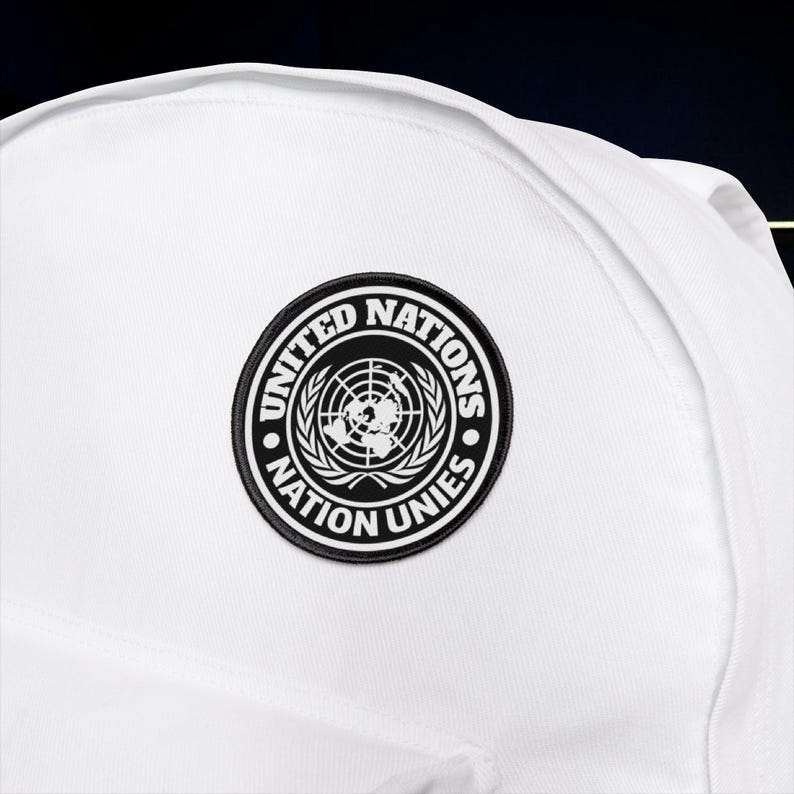 United Nations Iron-on Patches, Embroidered Badge for Jackets, Denim ...