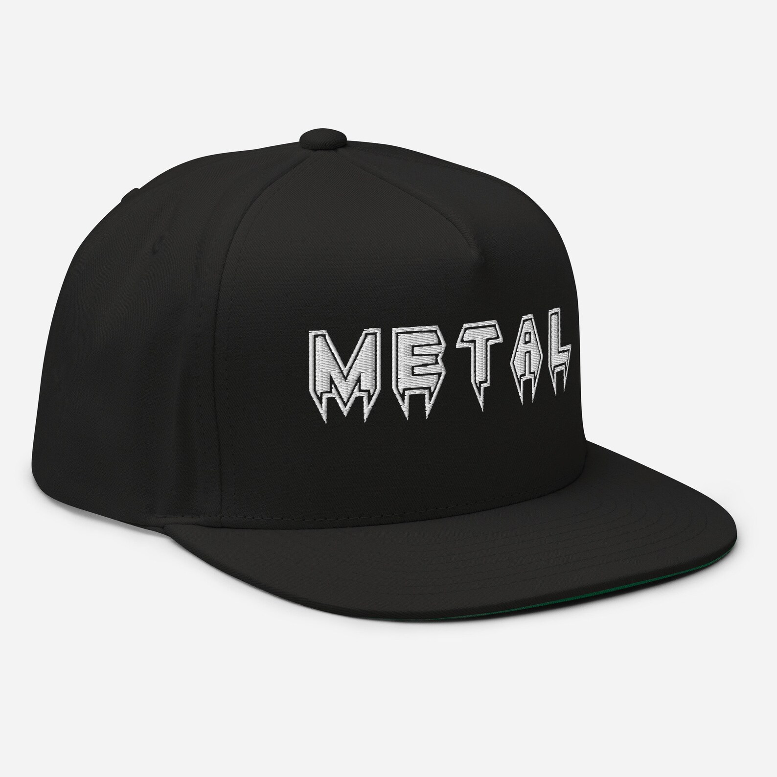 Heavy Metal Hat, 3D Puff Embroidered Snapback Hat , Ball Cap ...