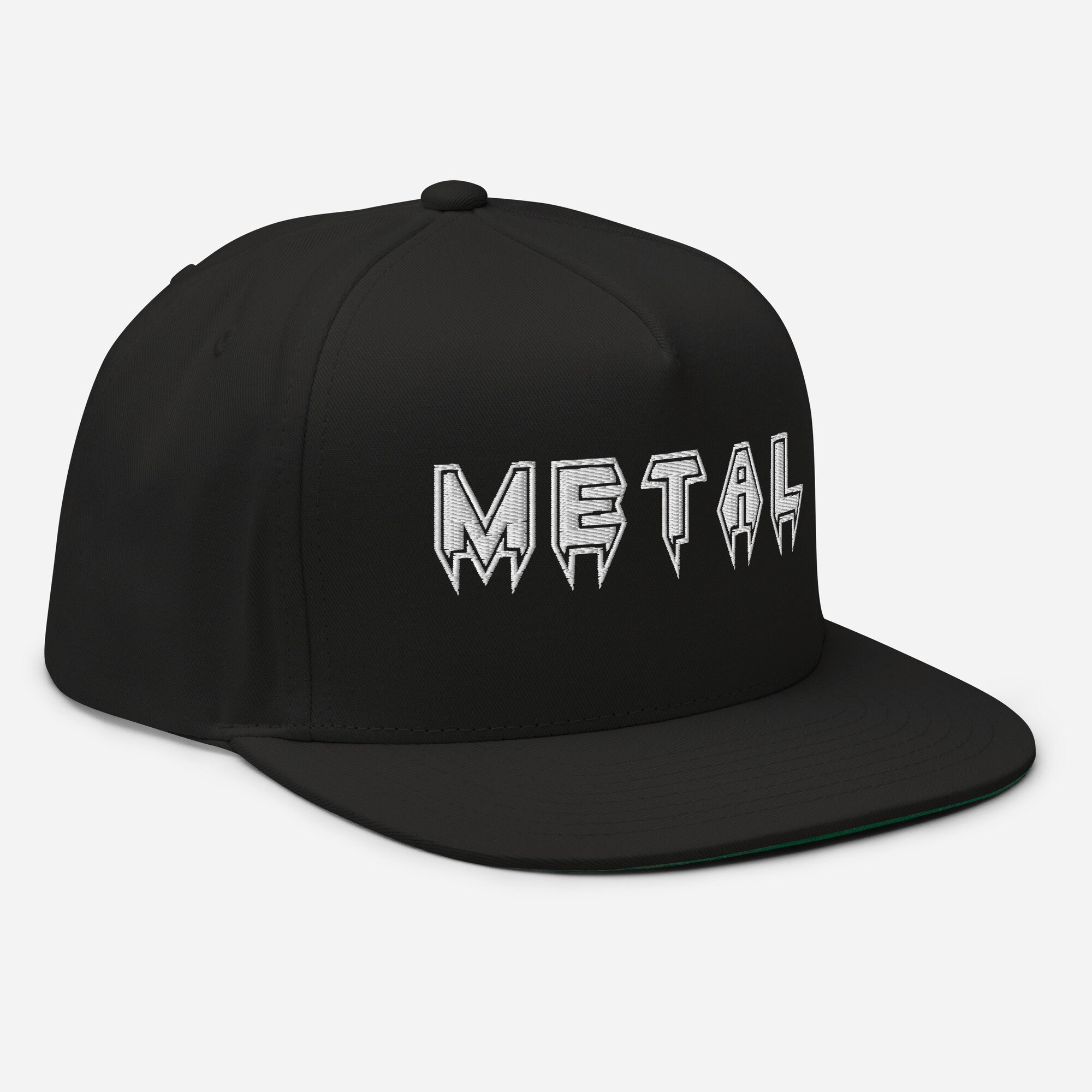 Heavy Metal Hat, 3D Puff Embroidered Snapback Hat , Ball Cap ...