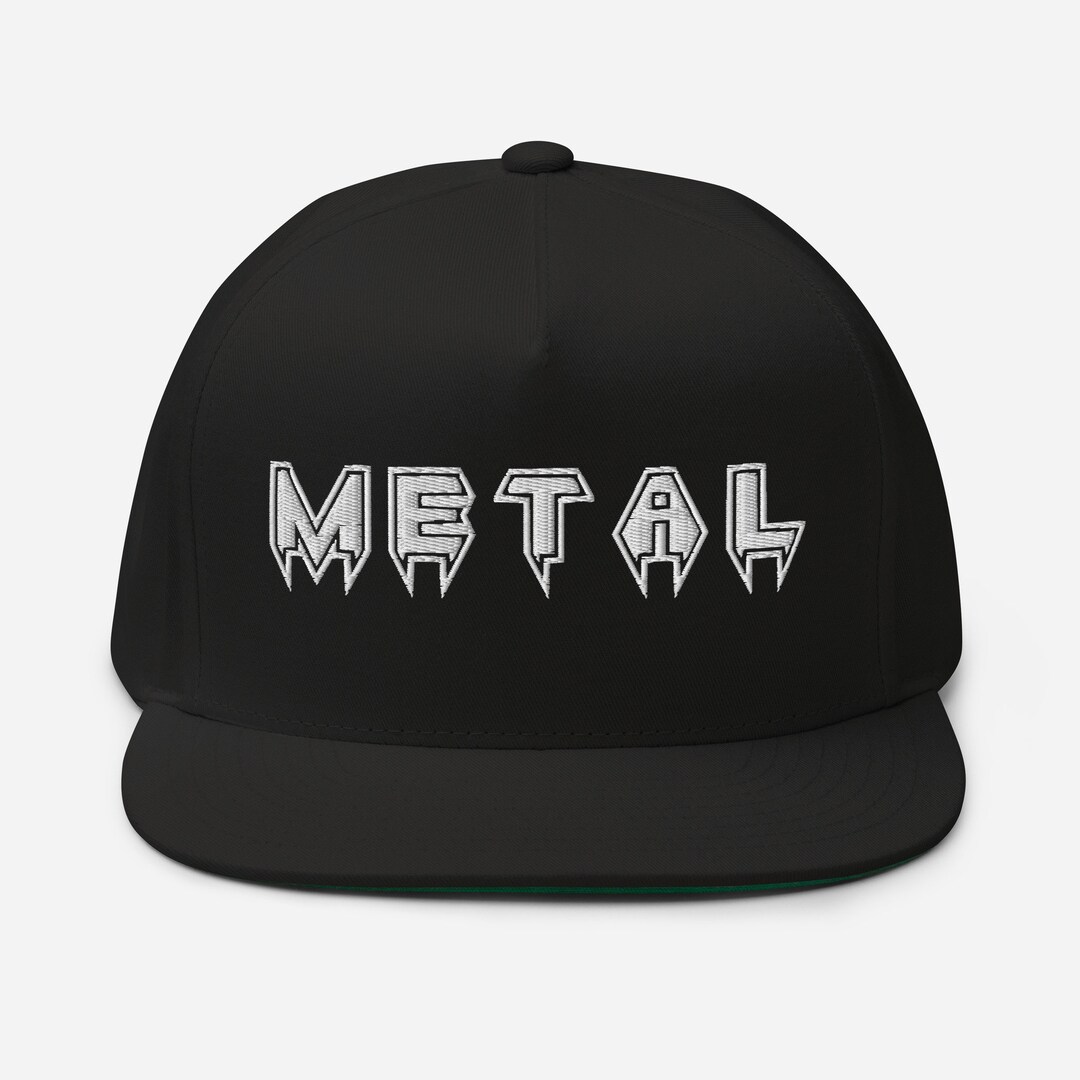 Heavy Metal Hat, 3D Puff Embroidered Snapback Hat , Ball Cap ...