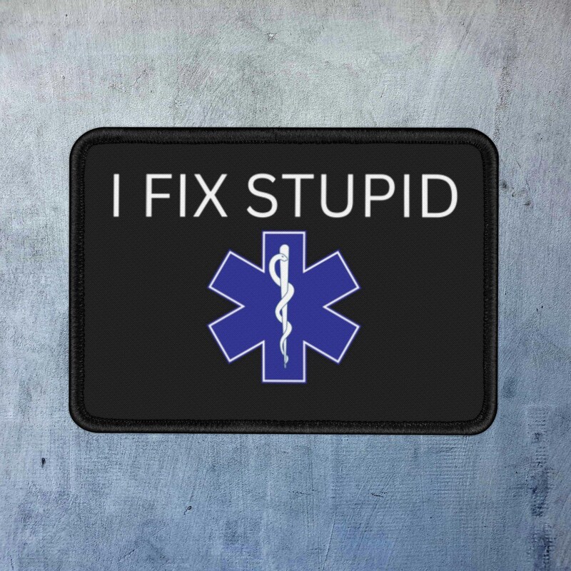 I Fix Stupid Patch - Etsy