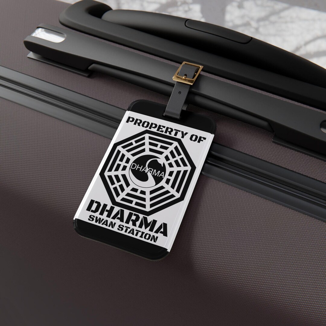 Dharma Initiative Swan Station Luggage Tag, Lost Luggage Tag - Travel ...