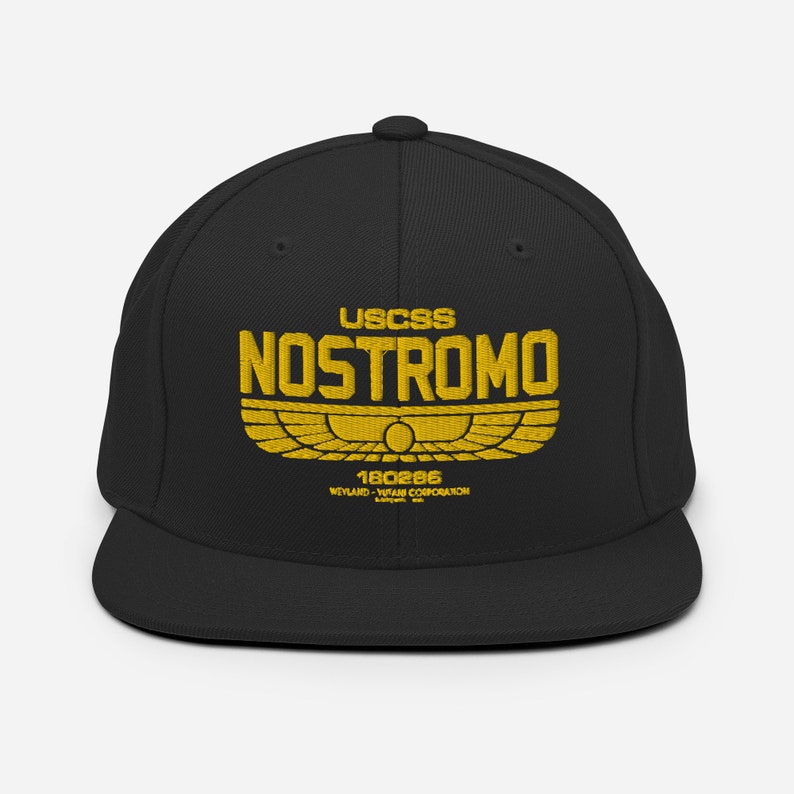 USS Nostromo Hat - Alien Snapback Hat Featuring the Uss Nostromo - Etsy