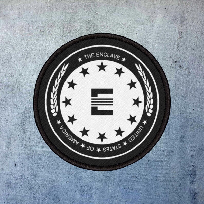 Enclave Iron-on Patches, Video Game Patch, Gamer Gift, Embroidered ...