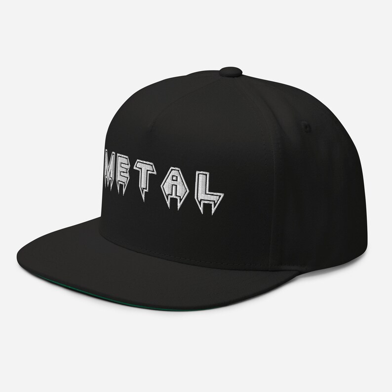 Heavy Metal Hat, 3D Puff Embroidered Snapback Hat , Ball Cap ...