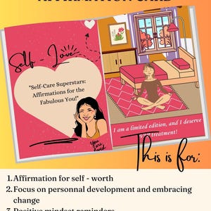Self - Love Affirmation Cards | 30 Printable Affirmation Card Deck ...