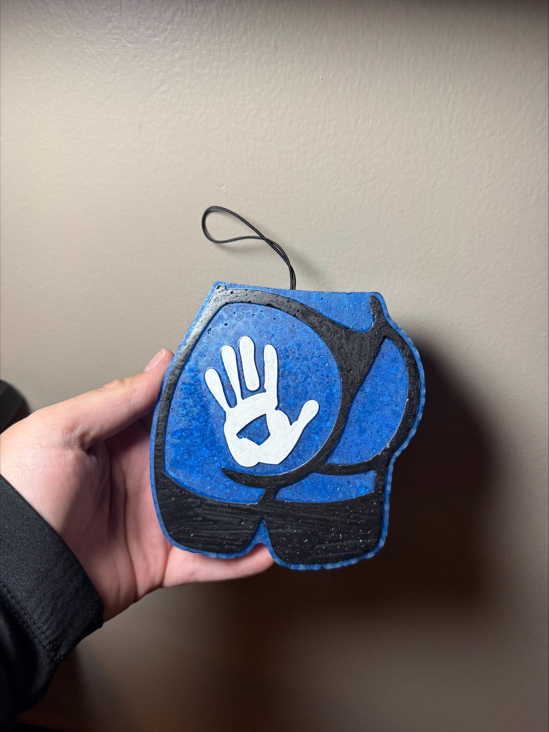 Hand Print Butt Car Freshener | Large Car Freshie | Car | Air Freshner ...