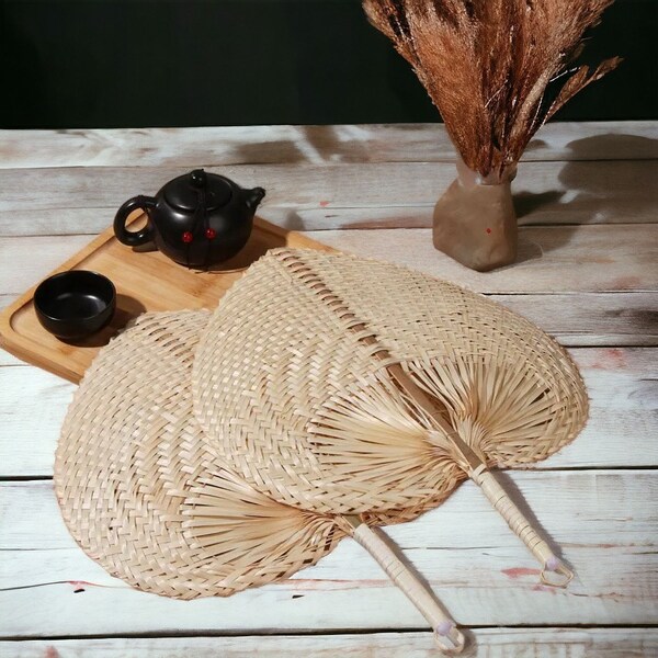 Bamboo Fan - Etsy