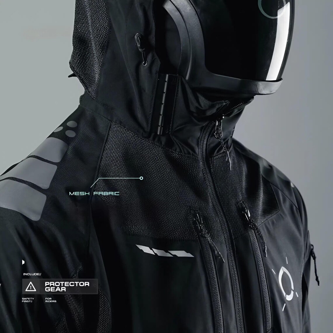 Tactical Motorcycle Jacket Men | Waterproof Windproof Riding Gear ...