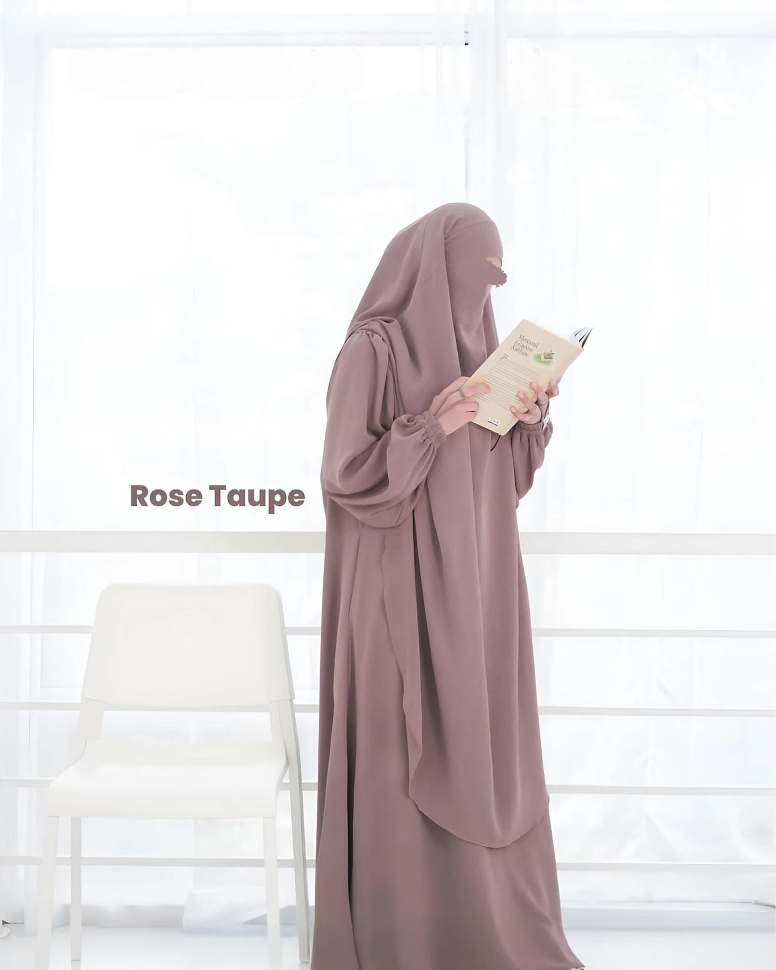 Modest Abaya Khimar Set: Azzura Crinkle Islamic Prayer Dress - Etsy