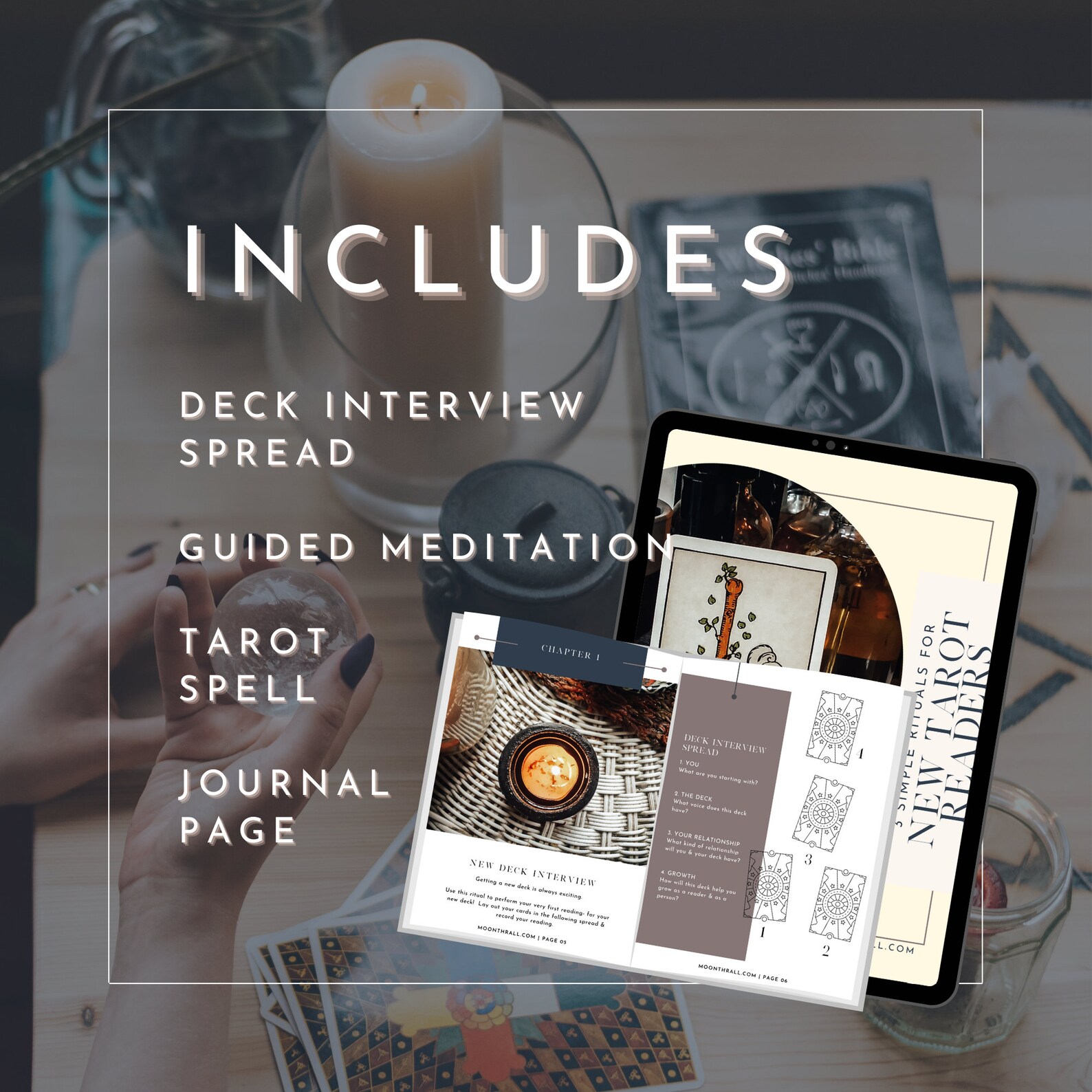 Tarot Workbook Tarot Journal New Tarot Reader Rituals for - Etsy