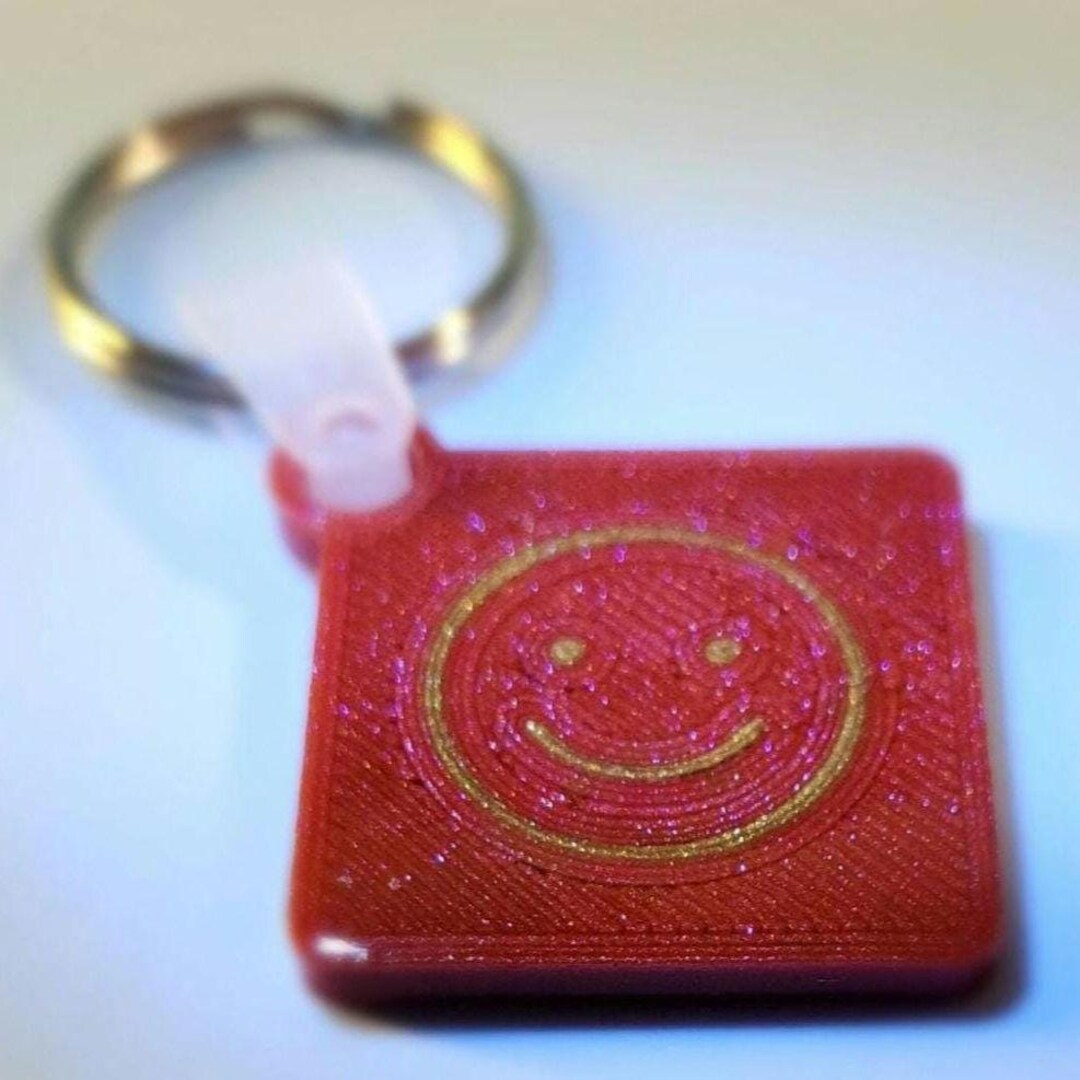 NFC Keychain With Tap Logo & Smile – Tap to Share Your Profile ...