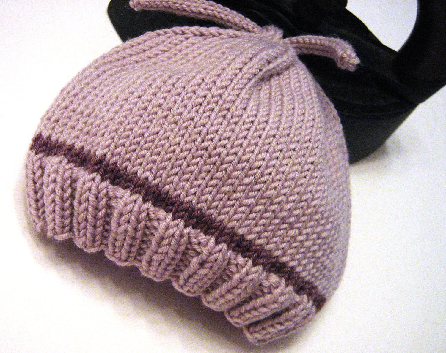 Pdf Knitting Pattern Infant Baby Newborn Knit Hat Welcome Home Sweet ...