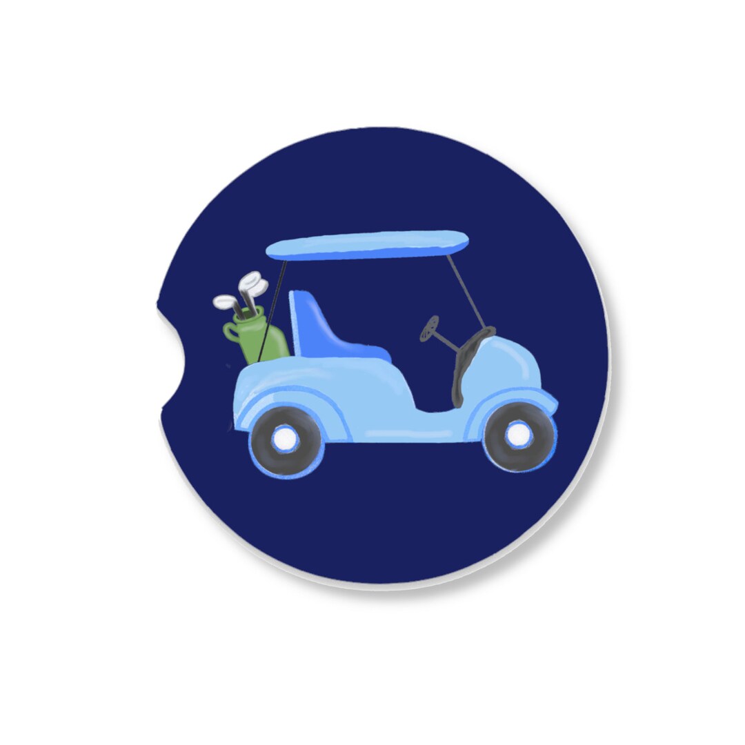 Car Coaster Golf Cart - Etsy