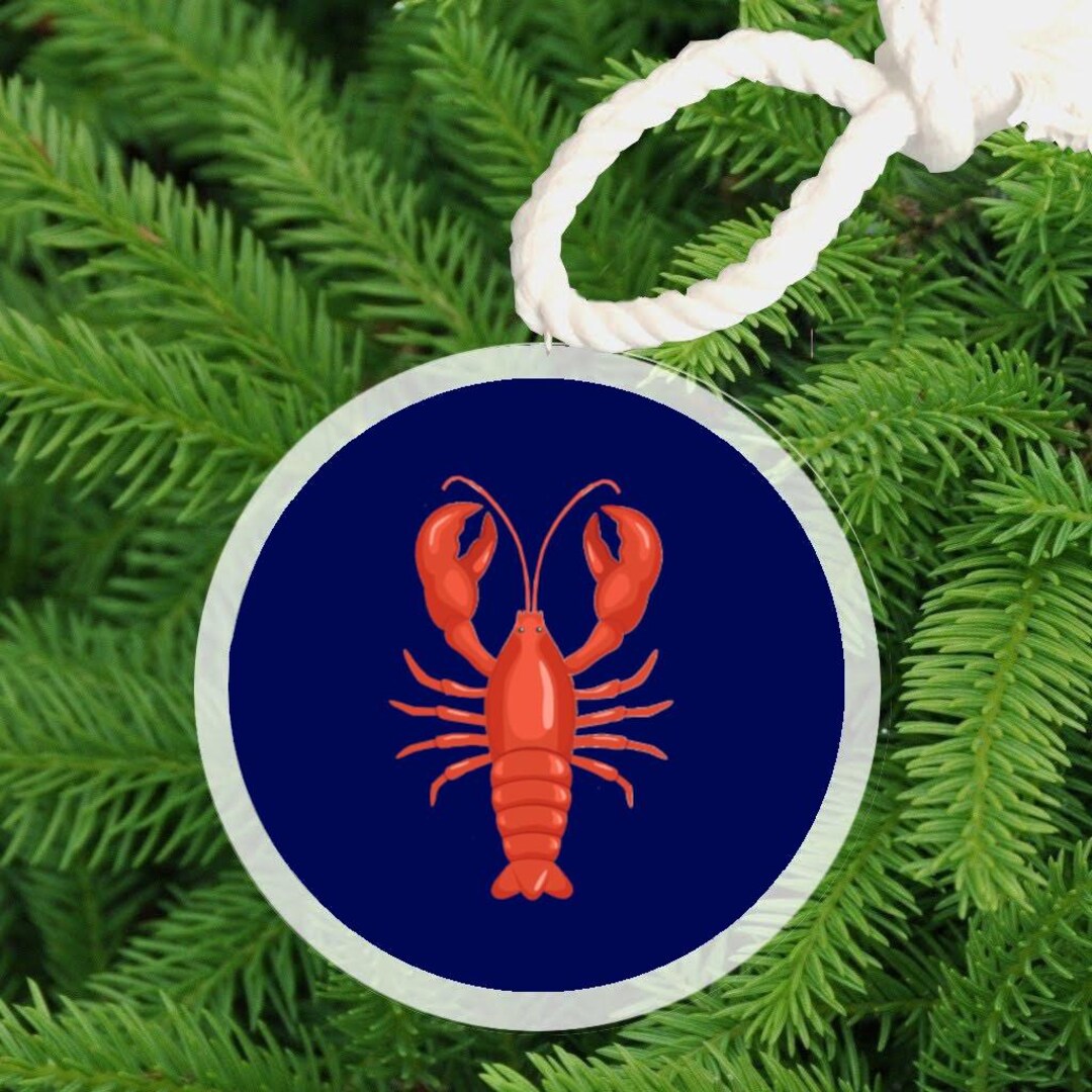 Christmas Ornament - Lobster - Etsy