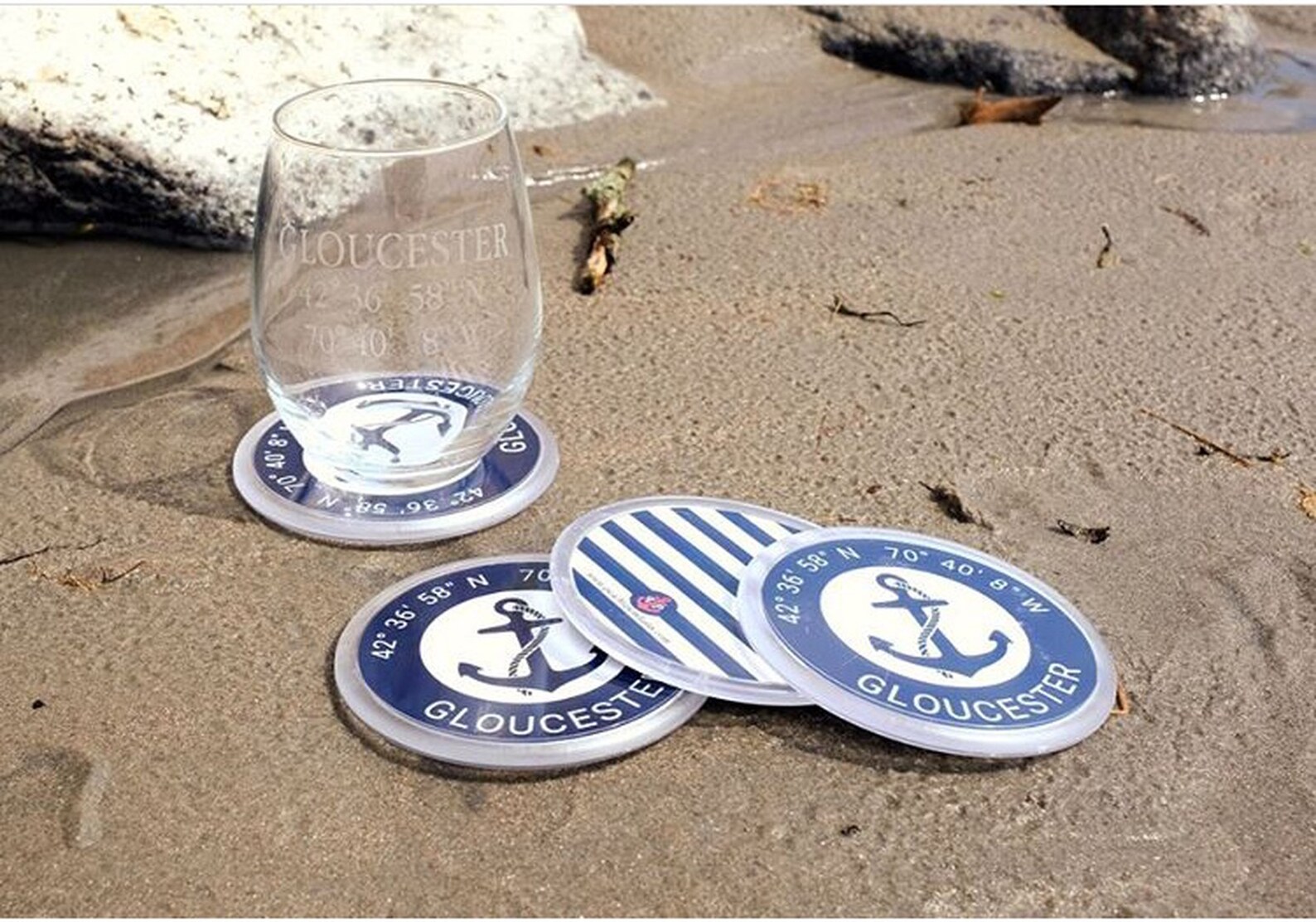 Custom Lake Coasters Life is Better at the Lake Lake House | Etsy