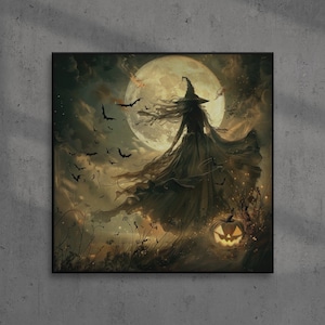 Spooky Bewitched Poster the Witching Hour Poster Halloween Poster ...