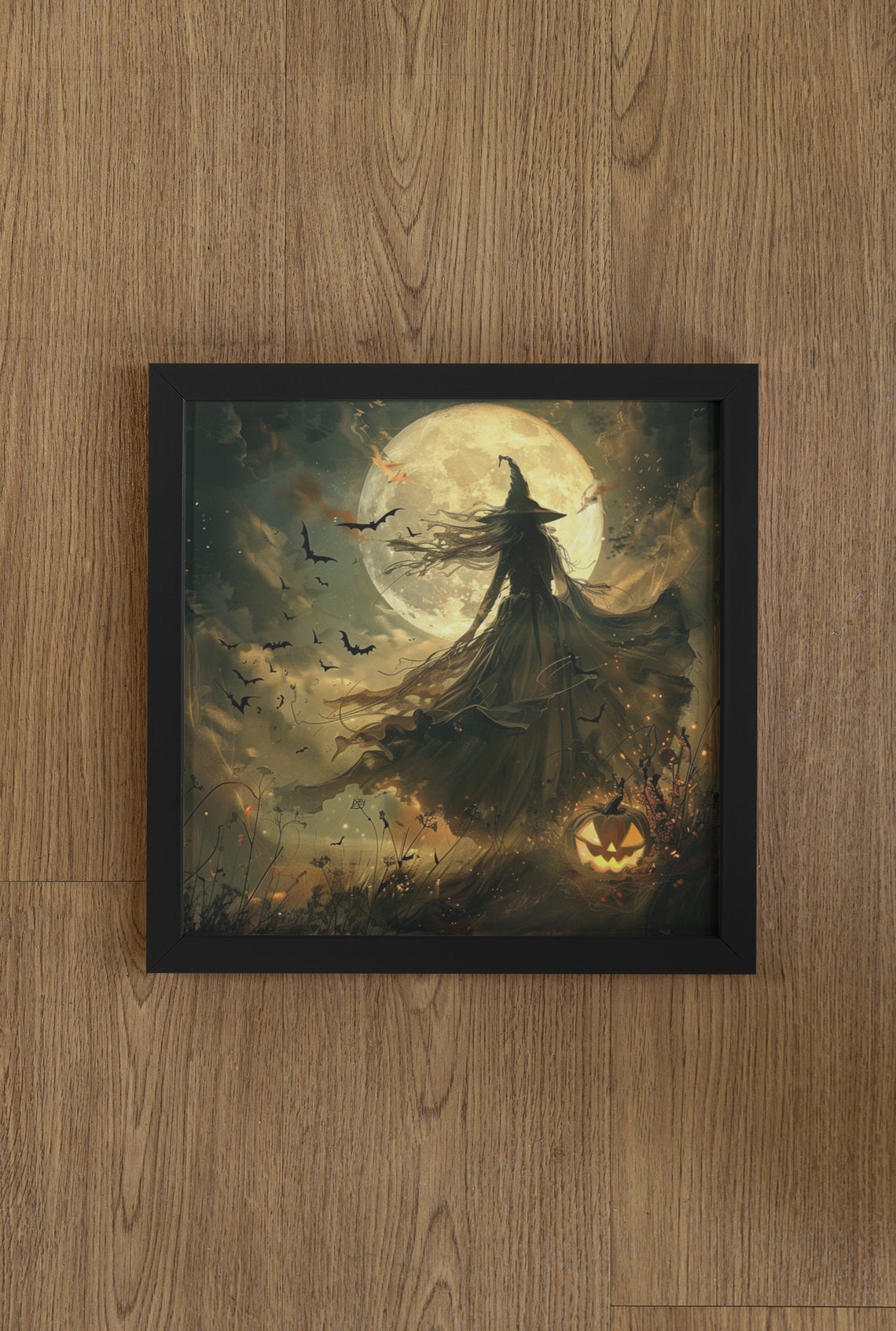 Spooky Bewitched Poster the Witching Hour Poster Halloween Poster ...