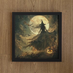 Spooky Bewitched Poster the Witching Hour Poster Halloween Poster ...