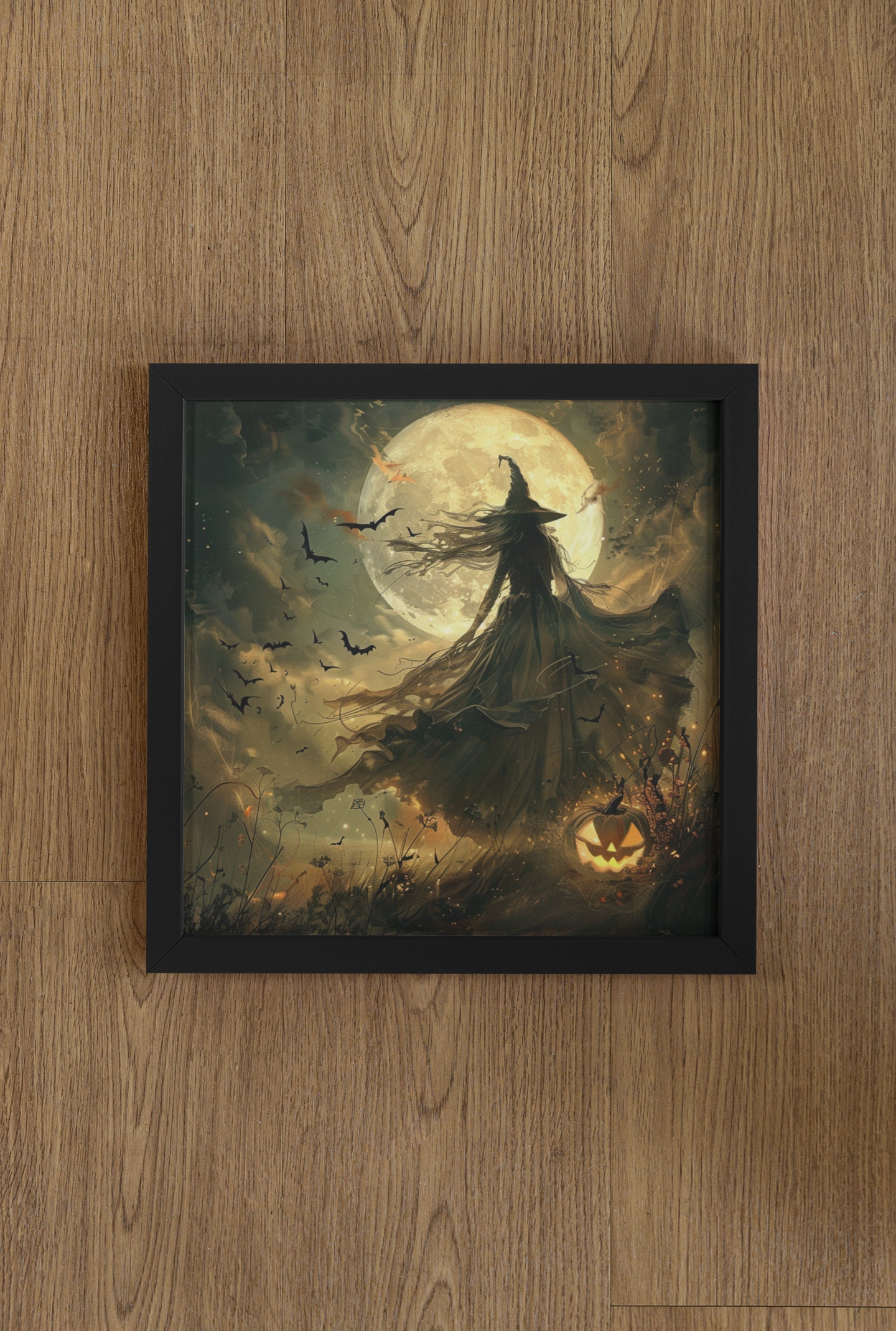 Spooky Bewitched Poster the Witching Hour Poster Halloween Poster ...