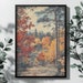 Vintage Fall Foliage Poster Fall Wall Decor Retro Fall Print Fall Wall ...
