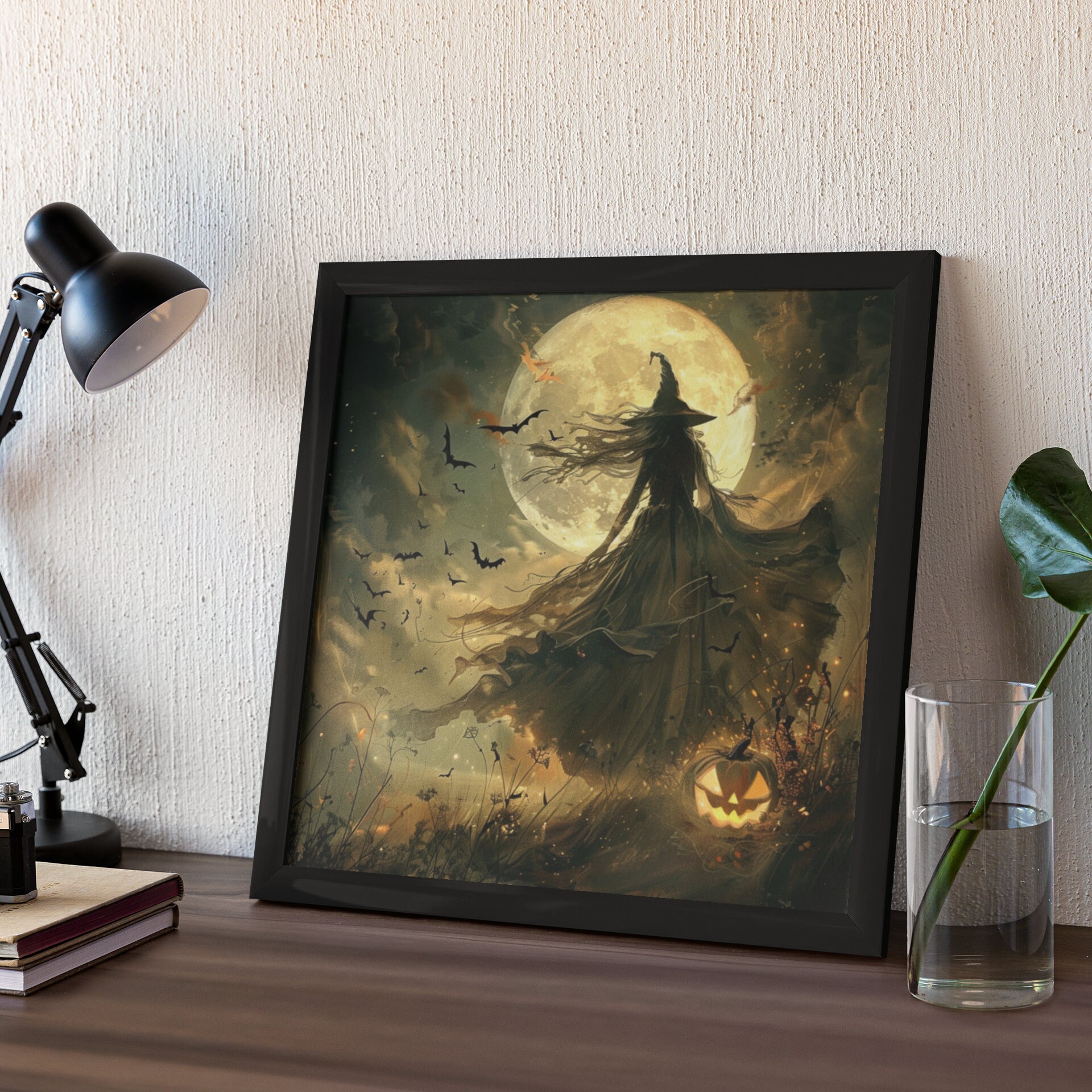 Spooky Bewitched Poster the Witching Hour Poster Halloween Poster ...