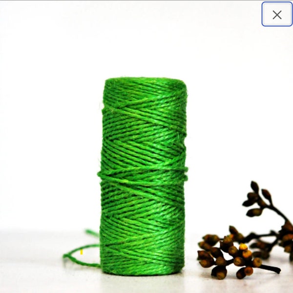 Green Jute Twine - Etsy