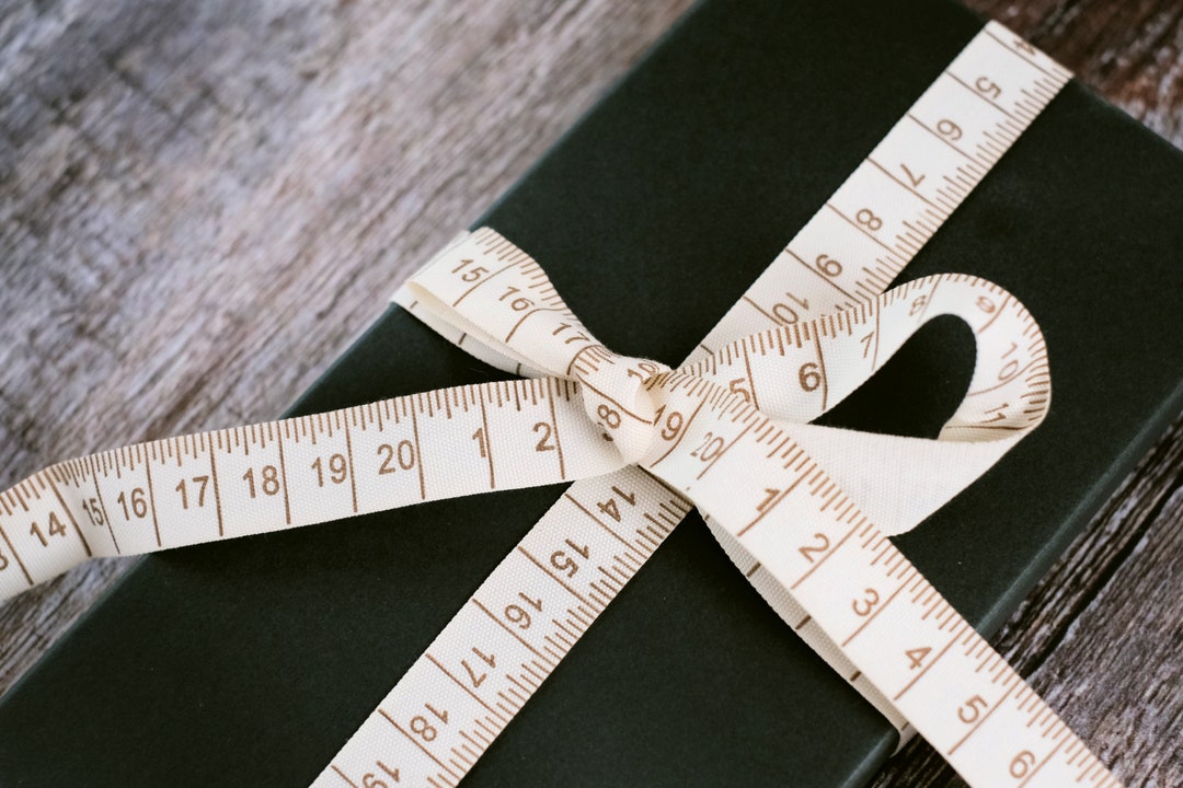 Tape Measure Twill Ribbon 15mm Natural Cream Cotton Ribbon Calico Ruler ...