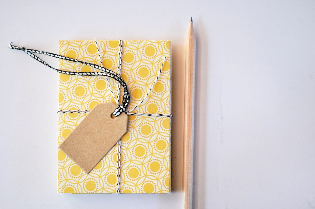 Handcrafted Sunny Yellow Stationery {set of 6 Print Envelopes W Seals ...