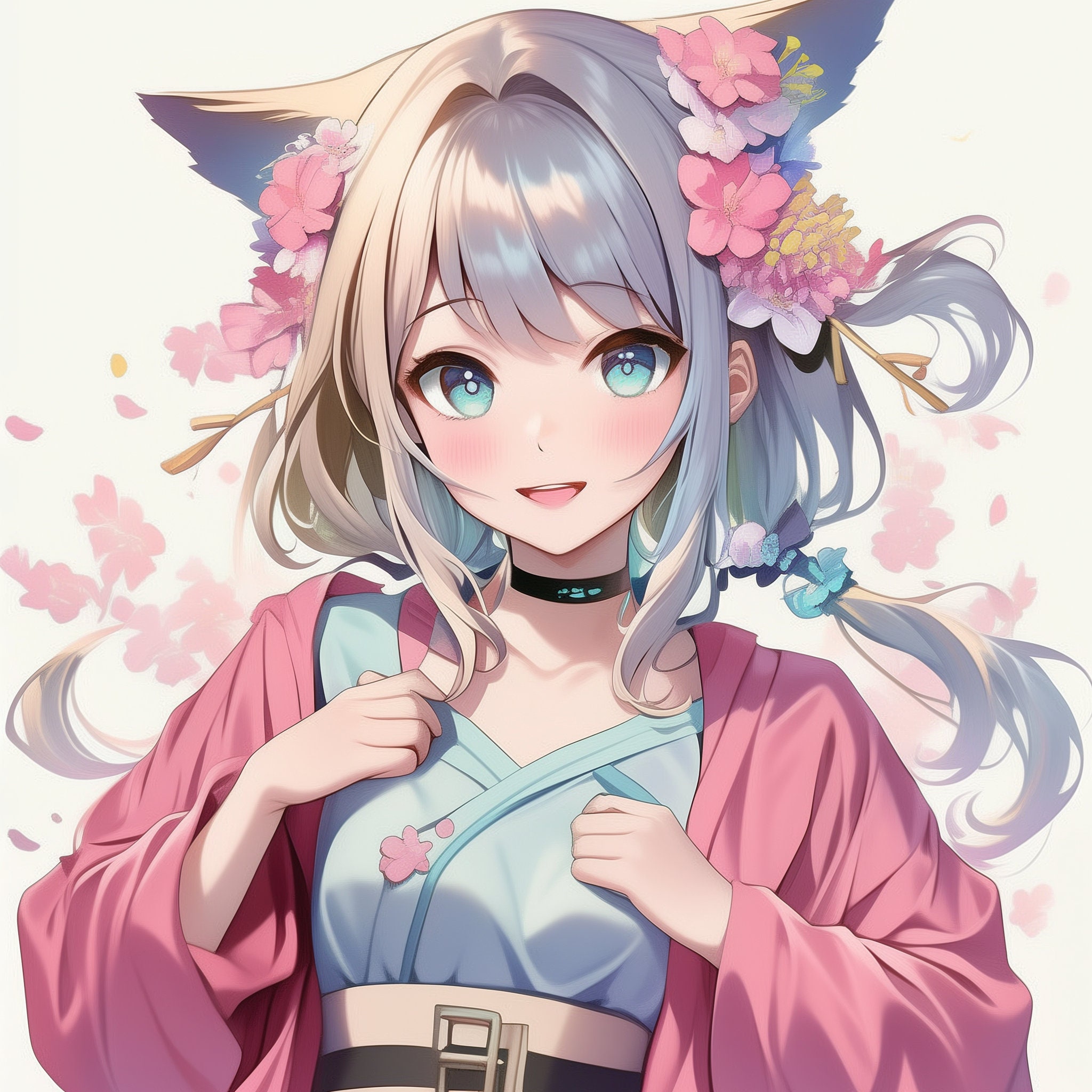 Custom Character Anime Commission Design for Twitch Anime Profile Anime ...