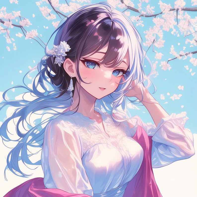 Custom Character Anime Commission Design for Twitch Anime Profile Anime ...