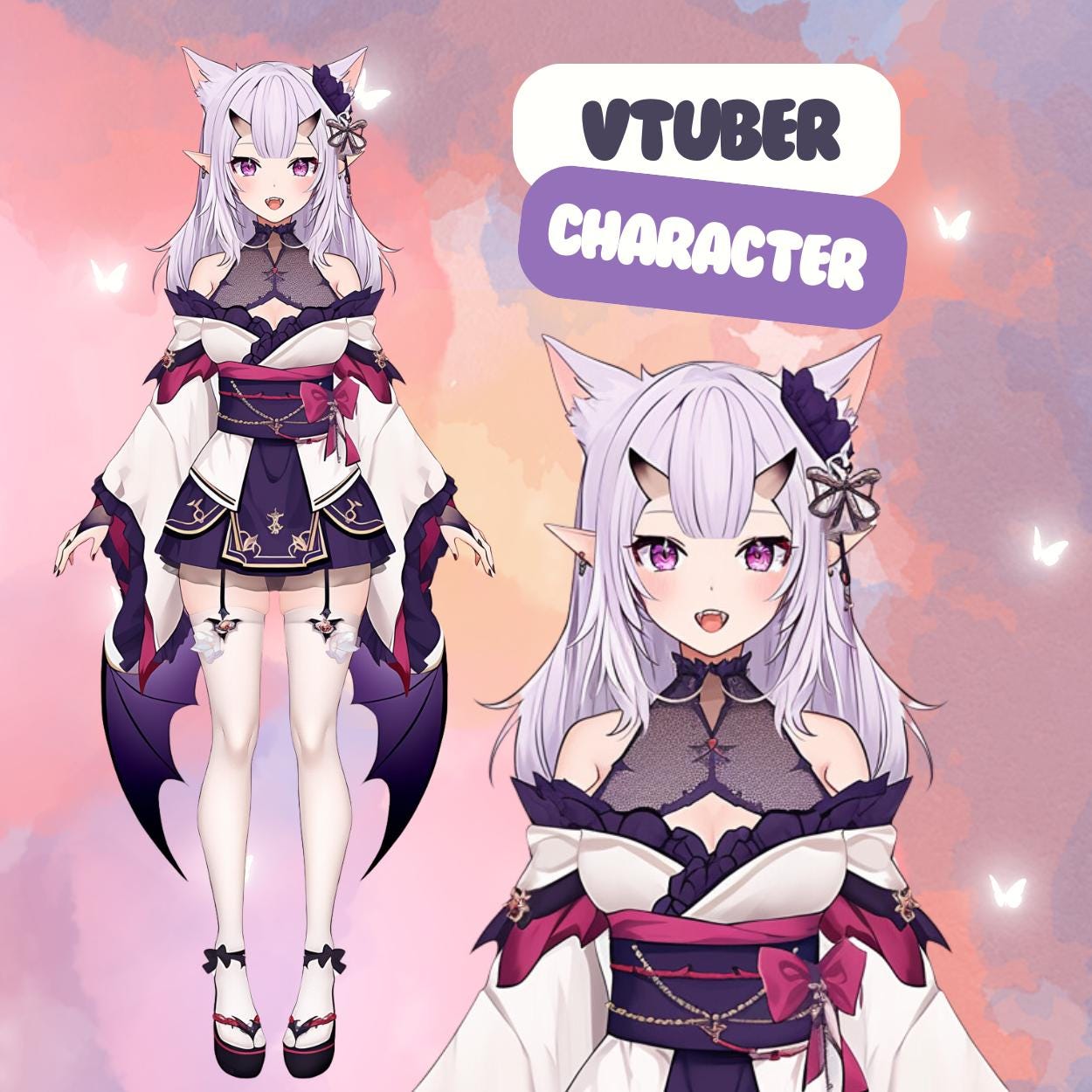 Modelo Vtuber personalizado Live2D / Avatar Vtuber / Comisión Vtuber de ...
