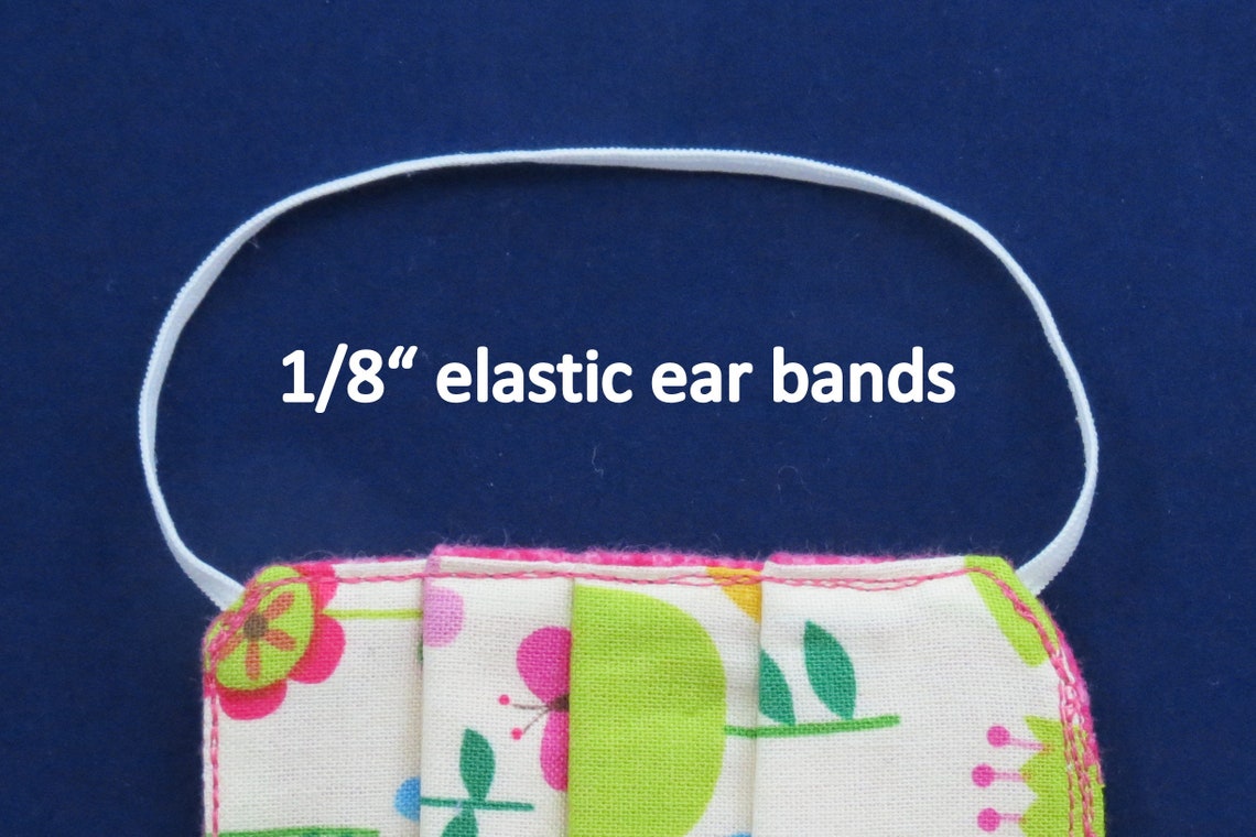 Adult - FACE MASK (reversible) With Filter Pocket – Cotton, 1/8 ...