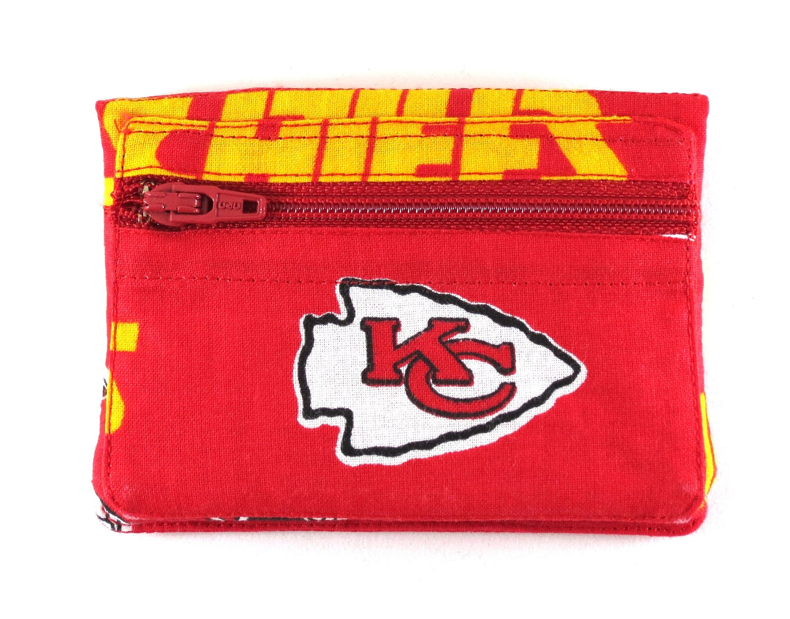 RFID Mini Wallet KC Chiefs / Kansas City Chiefs with Credit Card Slots ...