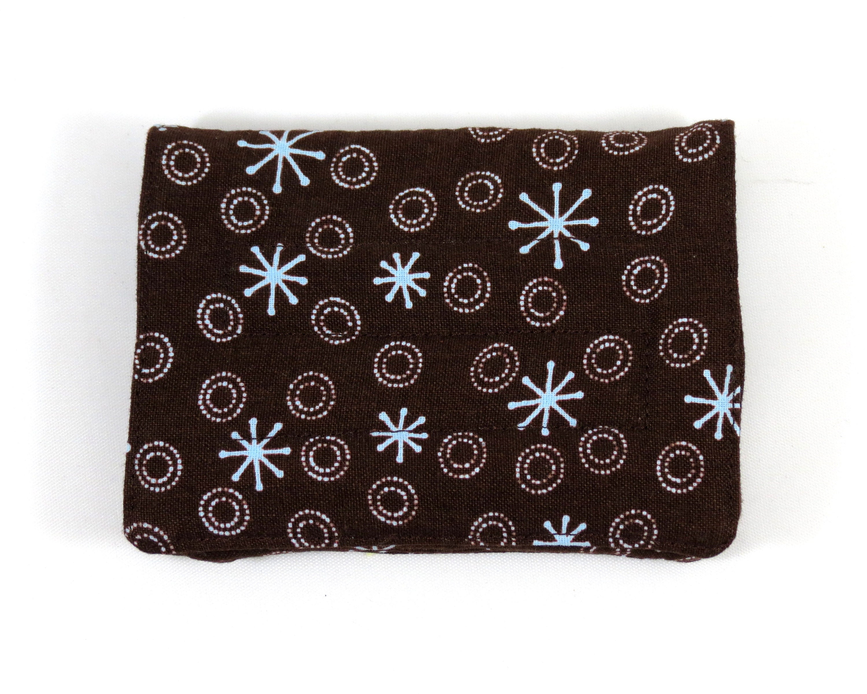 Mini Wallet Stars and Circles with Credit Card Slots and - Etsy