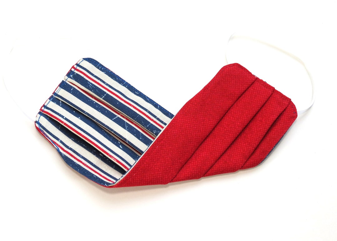 Adult - FACE MASK (reversible) With Filter Pocket – Cotton, 1/8 ...