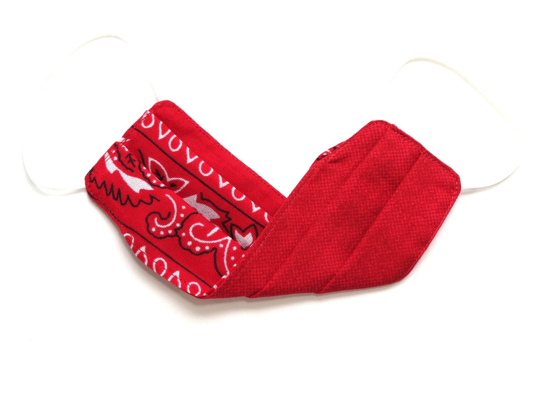 Youth FACE MASK reversible With Filter Pocket Cotton, 1/8 Elastic Bands ...