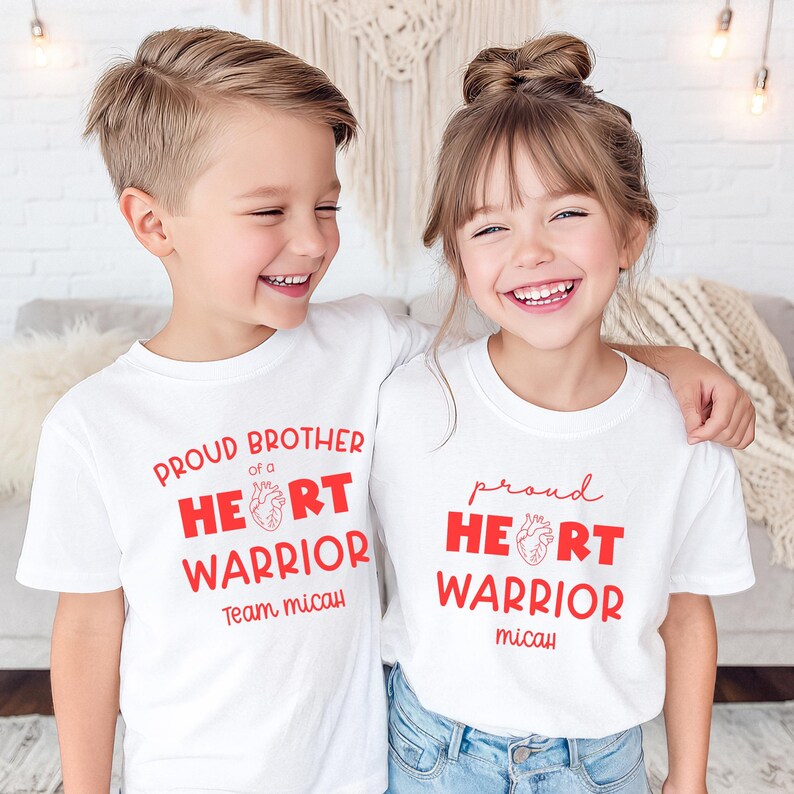 Proud Heart Warrior Baby Onesie Toddler Youth Shirt, Congenital Heart ...