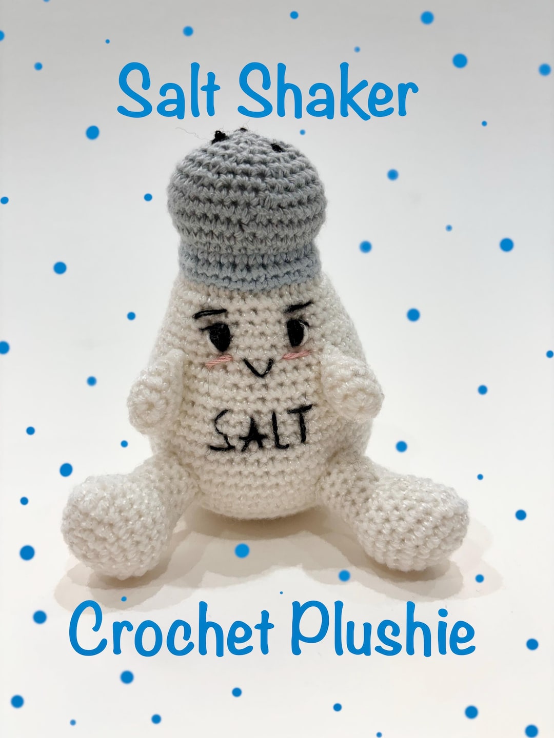 Salt Shaker Plushie Crochet Pattern - Etsy